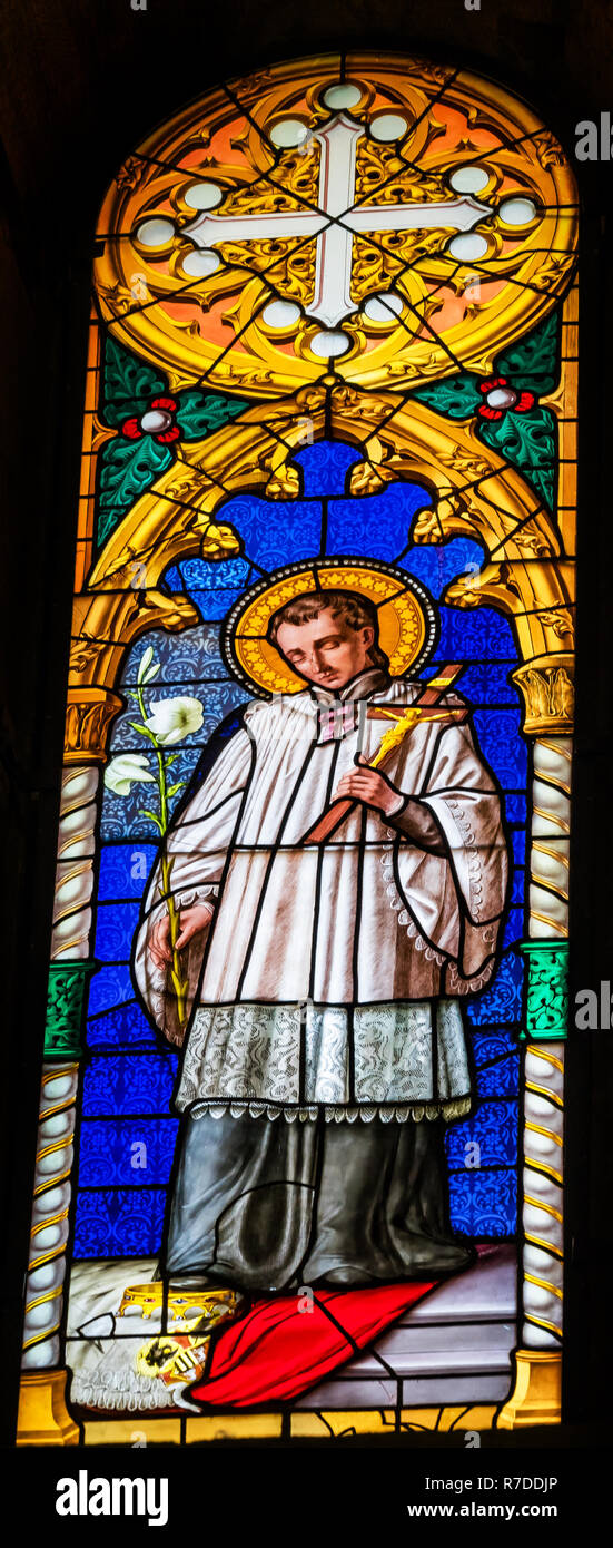 Catholic Priest Stained Glass Baptistery of Saint John Piazza del ...