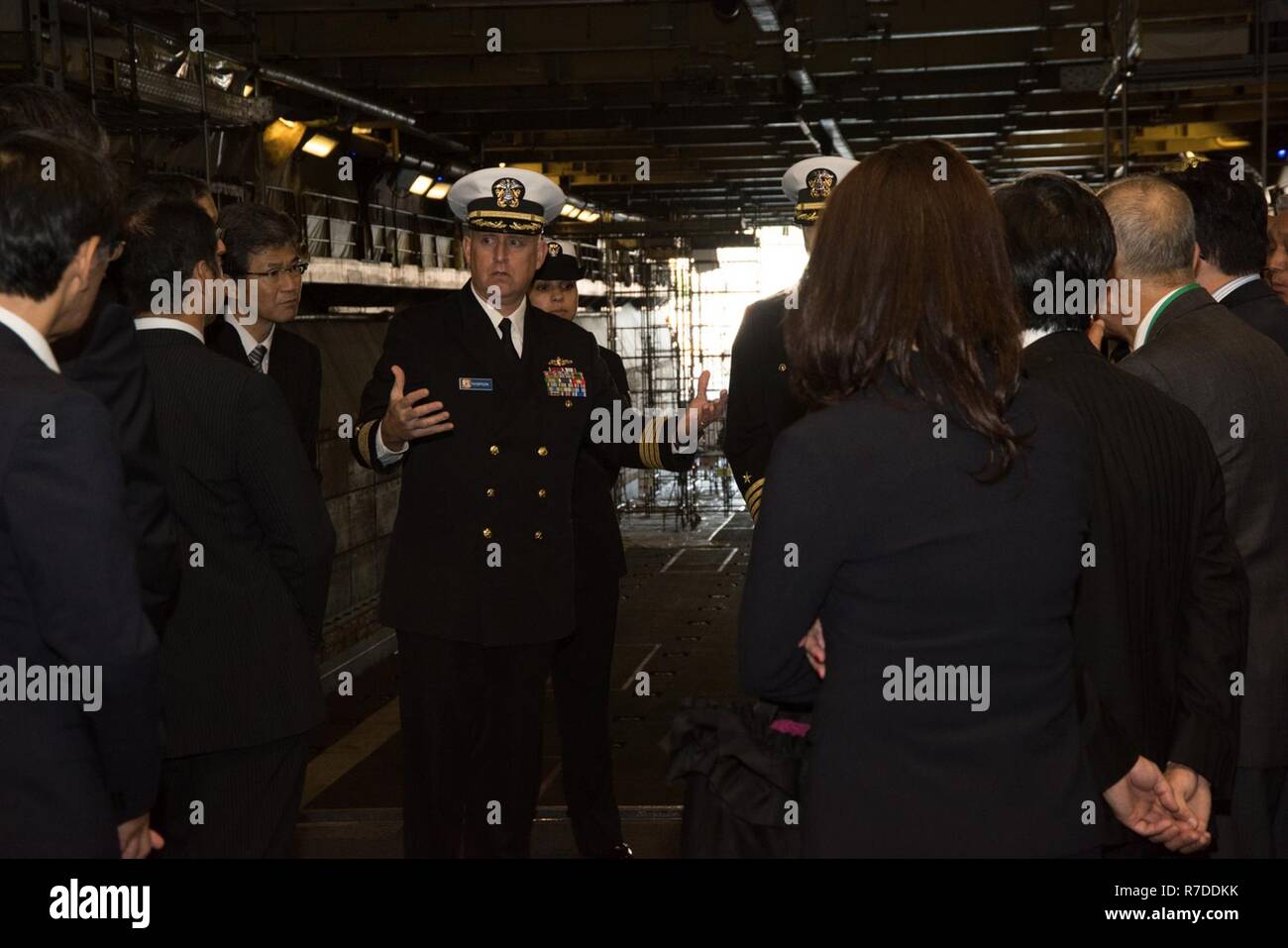 SASEBO, Japan (Dec. 5, 2018) Capt. Marvin Thompson, deputy commander of ...