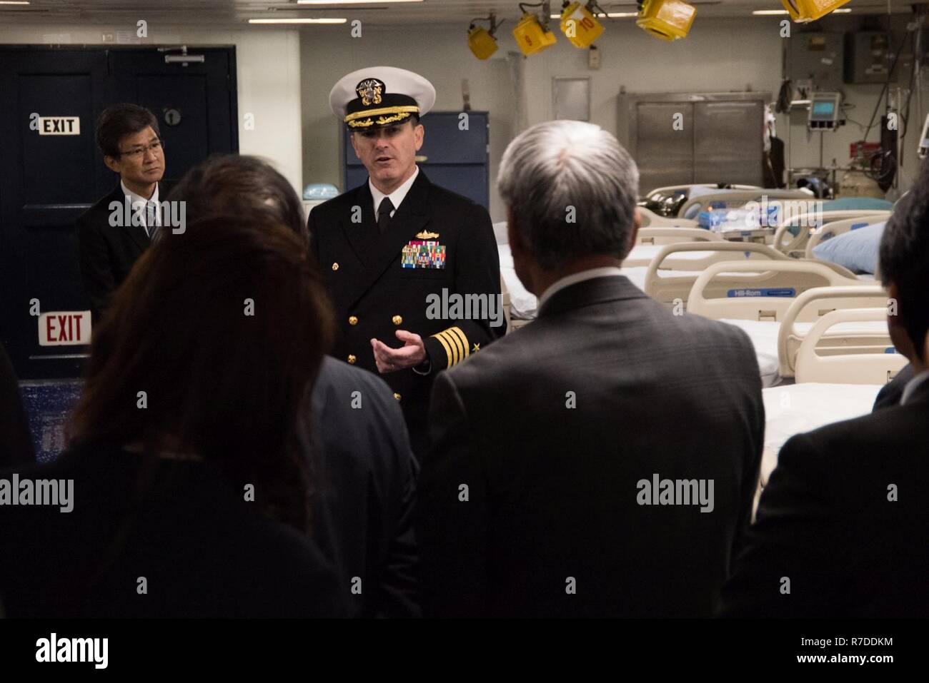 SASEBO, Japan (Dec. 5, 2018) Capt. Colby Howard, commanding officer of ...