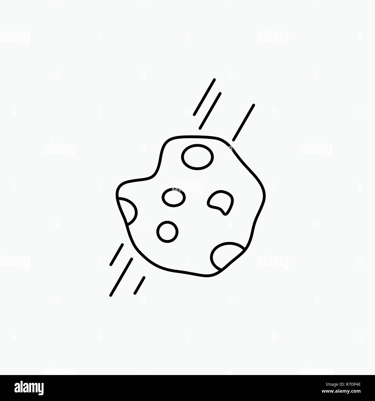 Meteorite earth impact illustration Cut Out Stock Images & Pictures - Alamy