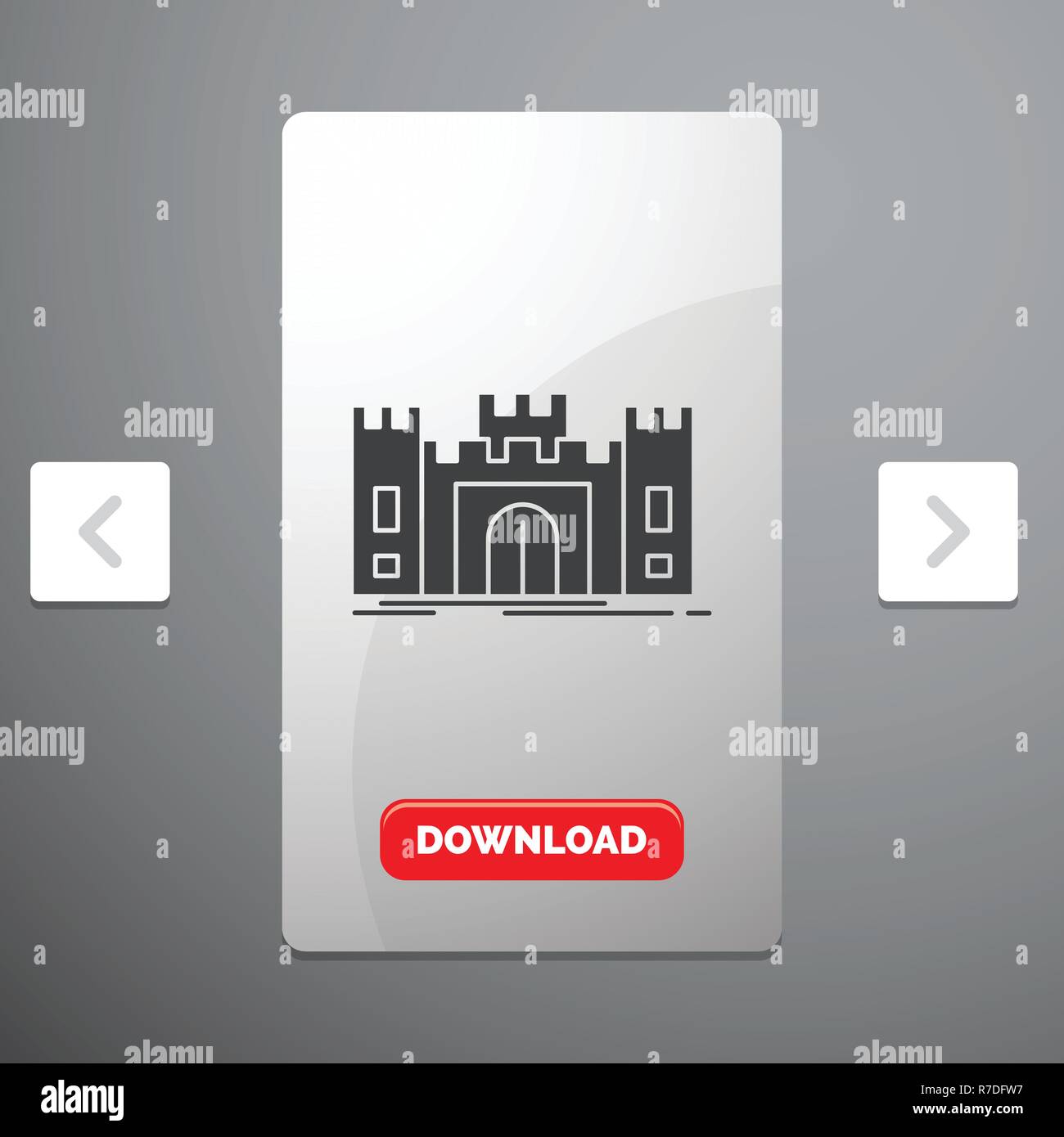 Red fort vector vectors hi-res stock photography and images - Alamy