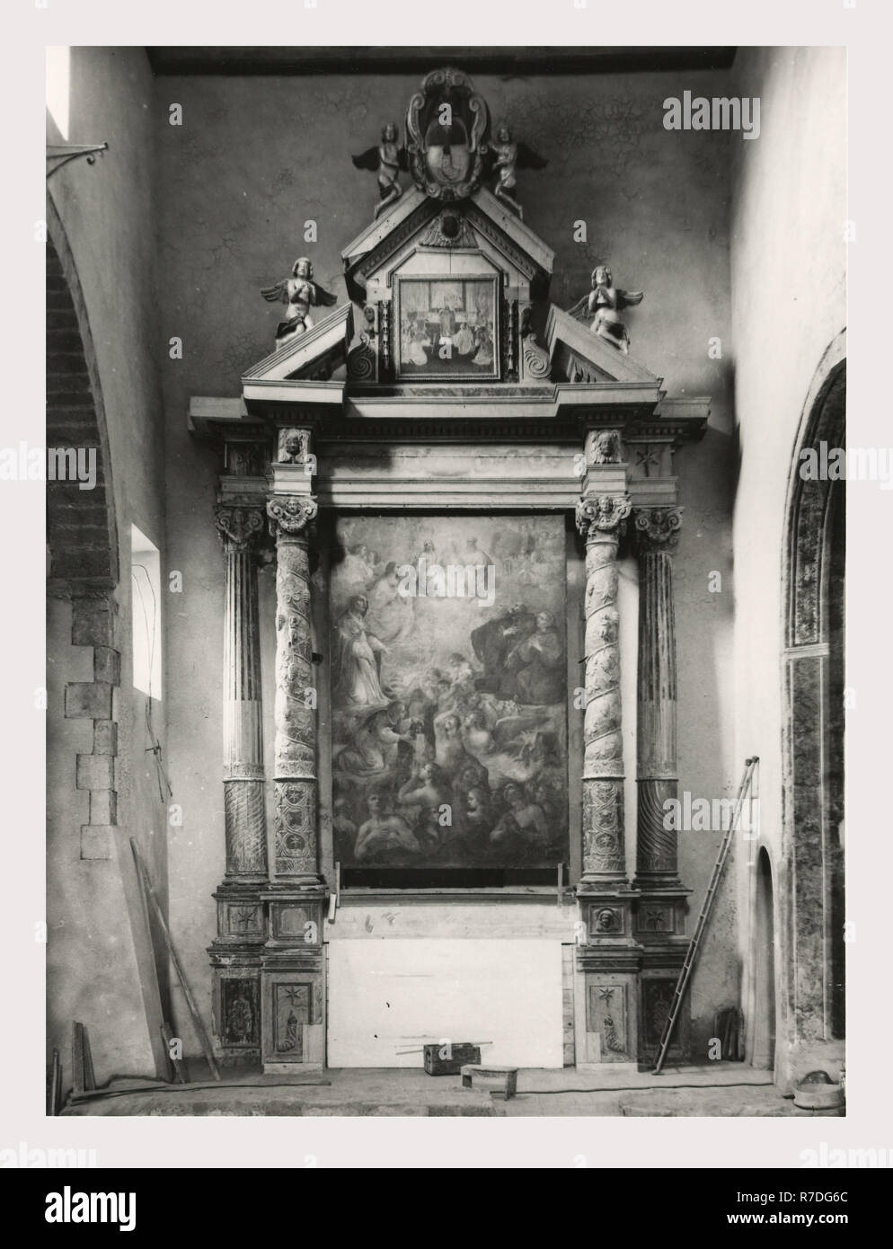 Lazio, Viterbo, Tuscania, S. Maria della Rosa Stock Photo - Alamy