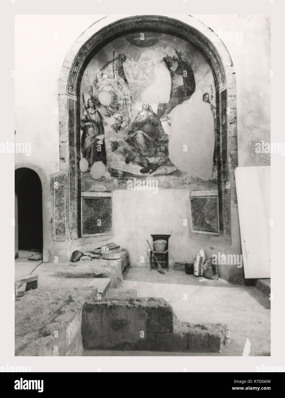 Lazio, Viterbo, Tuscania, S. Maria della Rosa Stock Photo - Alamy