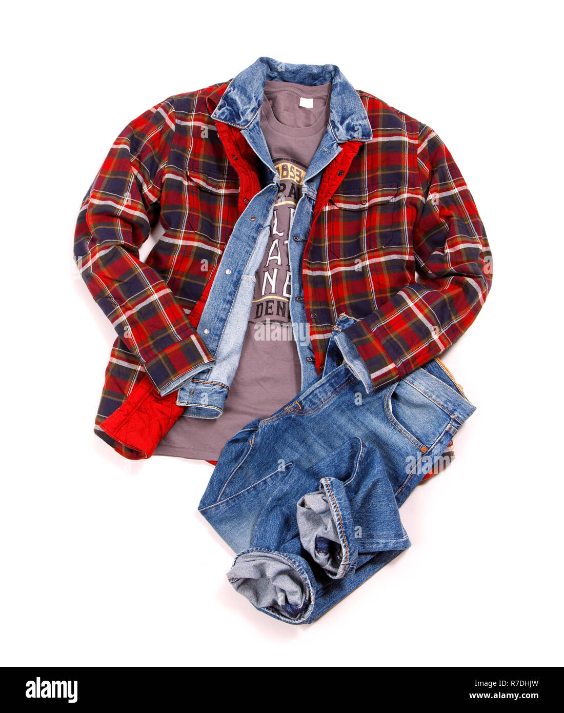 Mens denim jeans Cut Out Stock Images & Pictures - Alamy