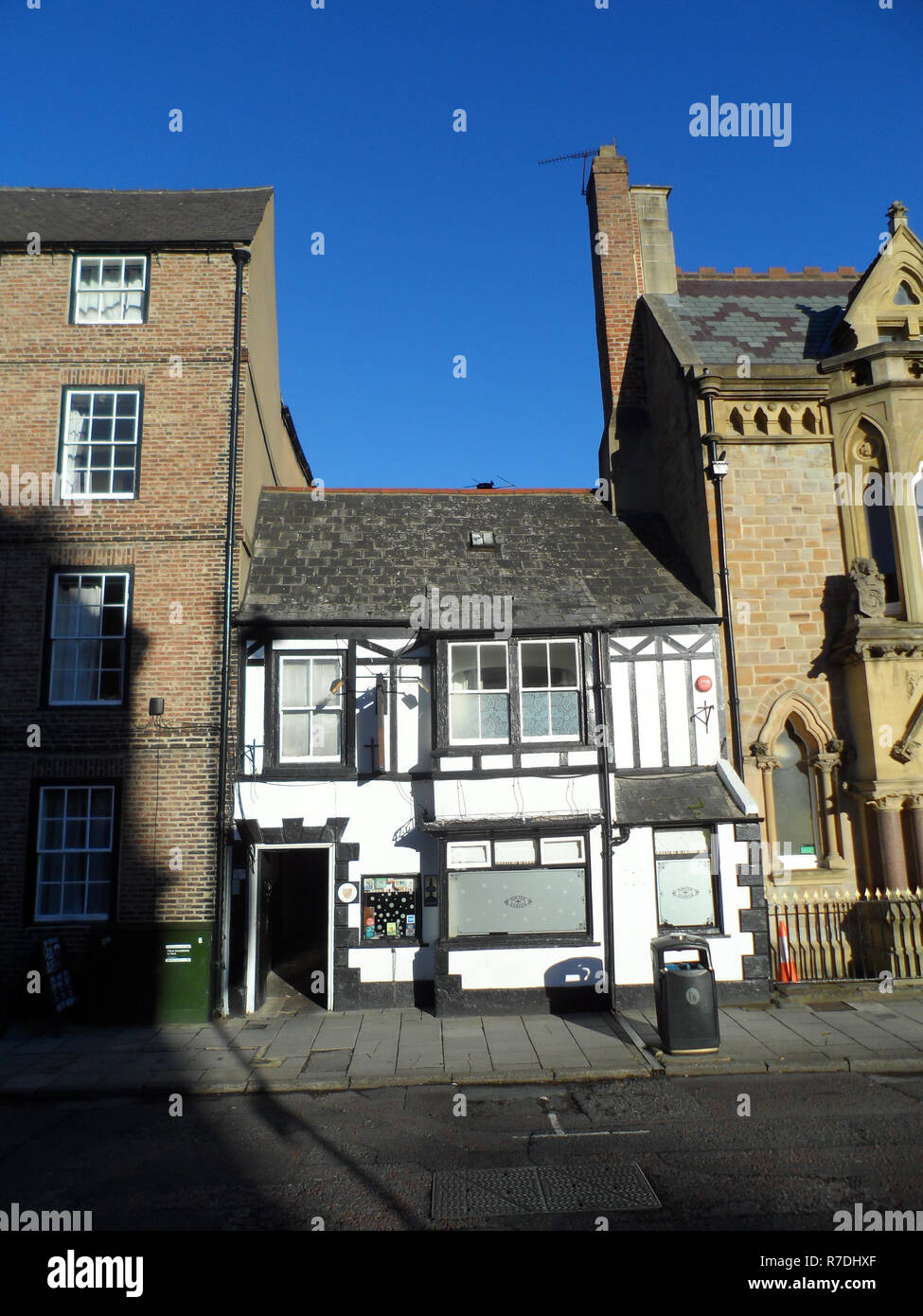 The Dun cow public house, a grade two listed fifteenth century town pub ...