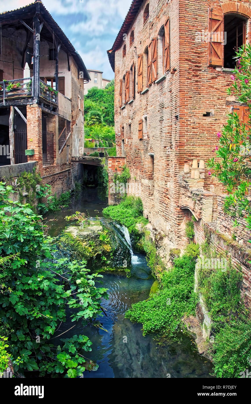 Village streets of Gaillac in the Tarn region of France Stock Photo - Alamy