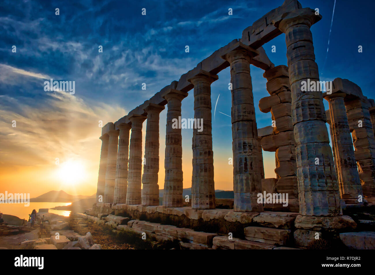 Temple of Poseidon, Sounion, Greece Stock Photo - Alamy