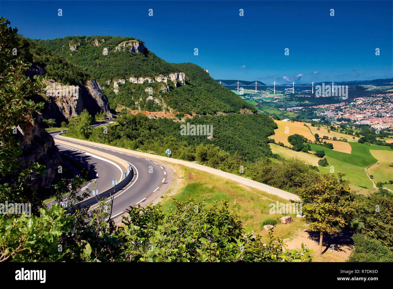 Millau bridge city hi-res stock photography and images - Alamy