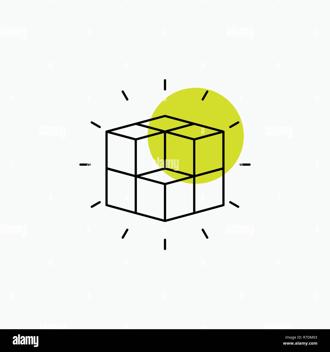 Complex cube Stock Vector Images - Alamy