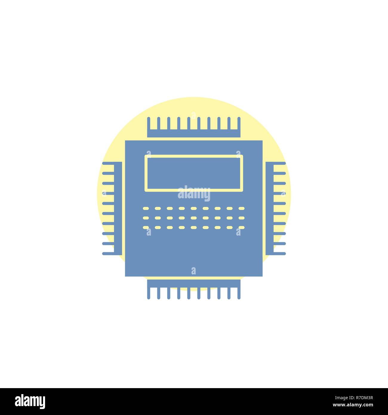 Computer motherboard detail Stock Vector Images - Alamy