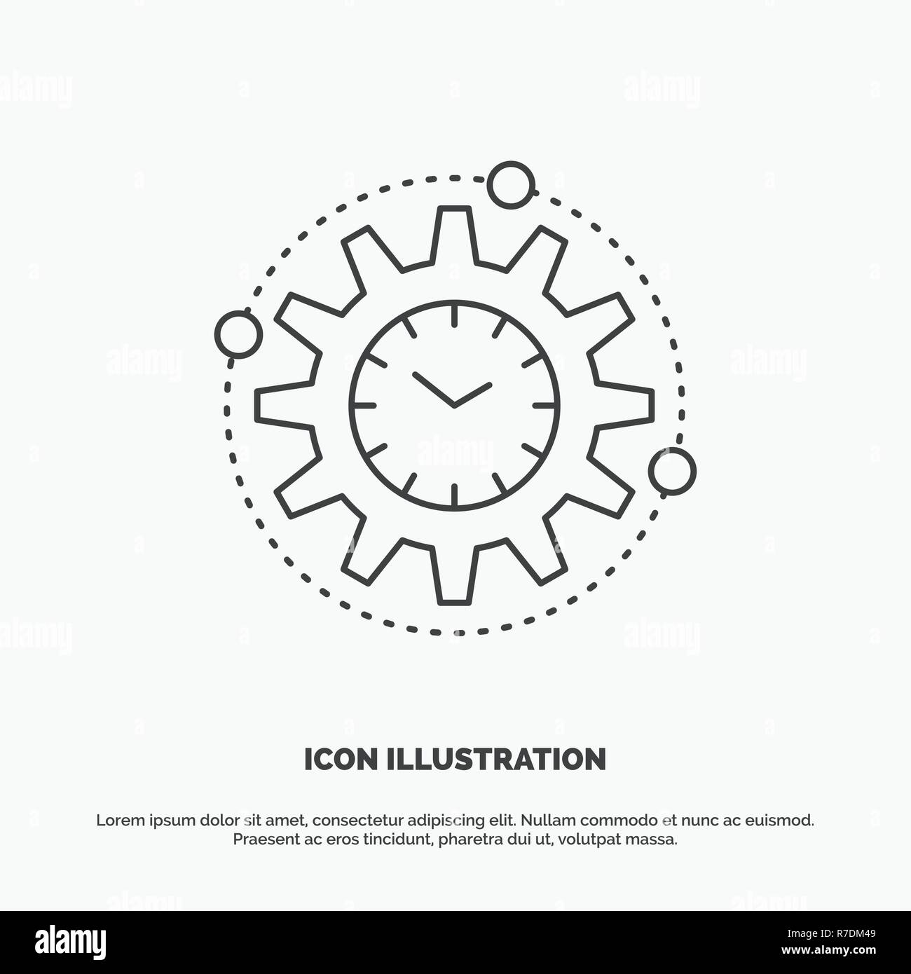 Production efficiency symbol Stock Vector Images - Alamy