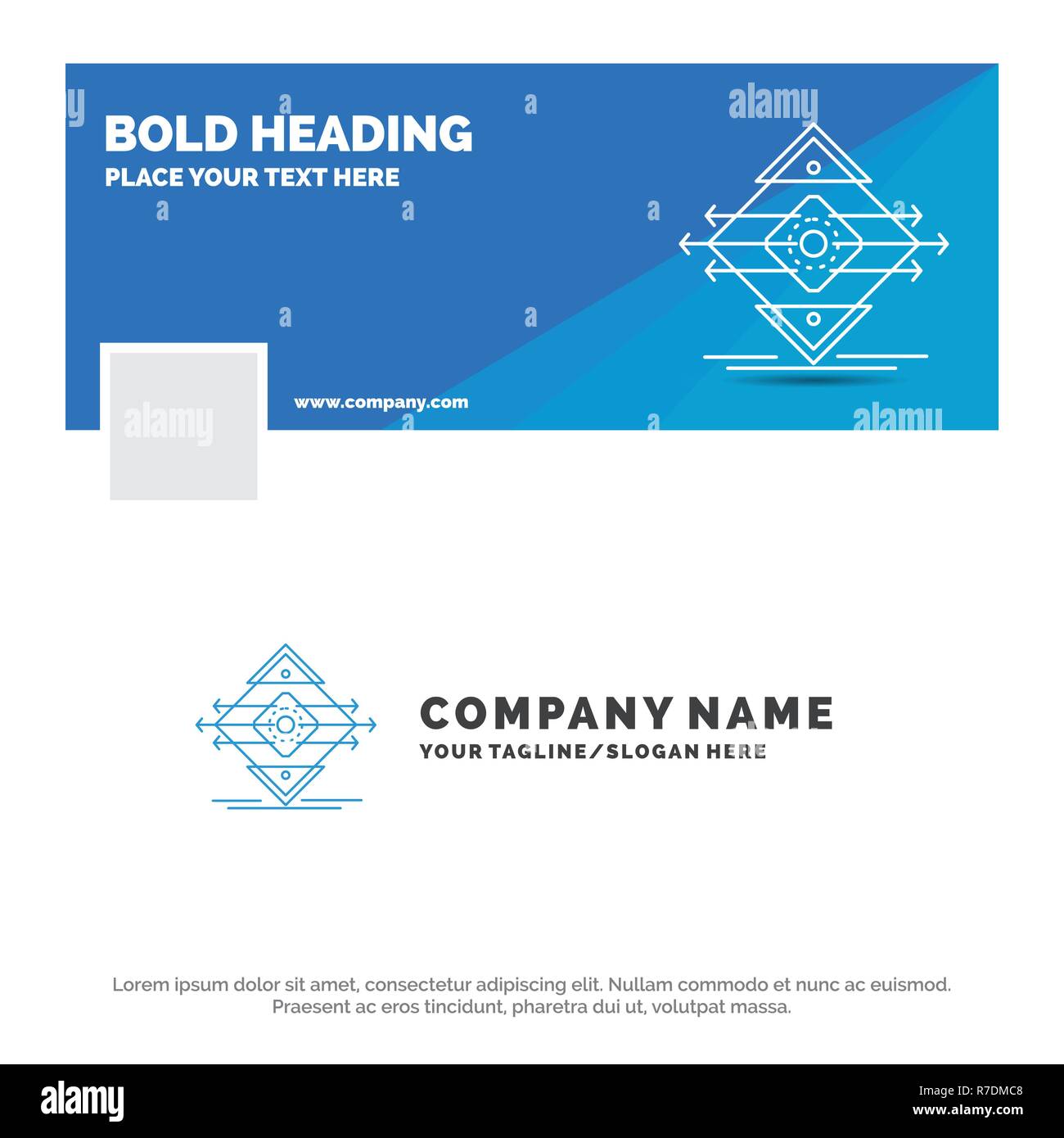Blue Business Logo Template for Traffic, Lane, road, sign, safety ...