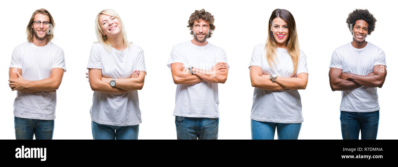 Group Of People Wearing T Shirts