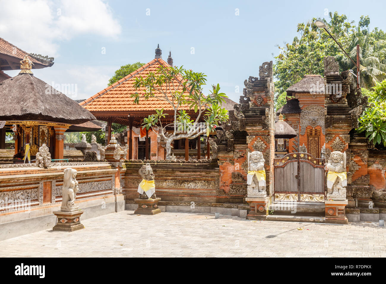 Balinese Hindu temple Pura Dalem Suka Luwih, Batuan village, Kabupaten ...