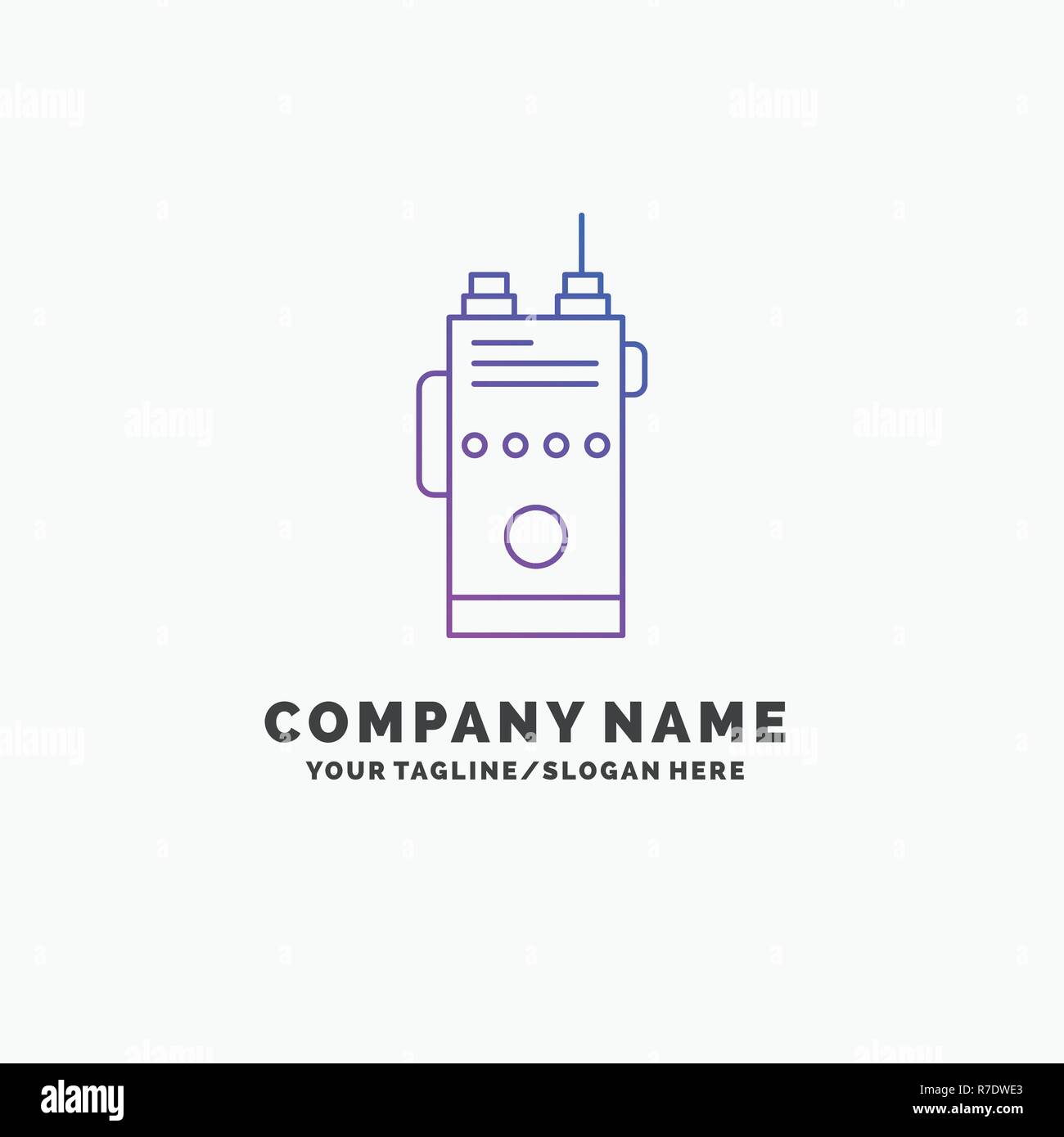 Walkie talkie logo hi-res stock photography and images - Alamy