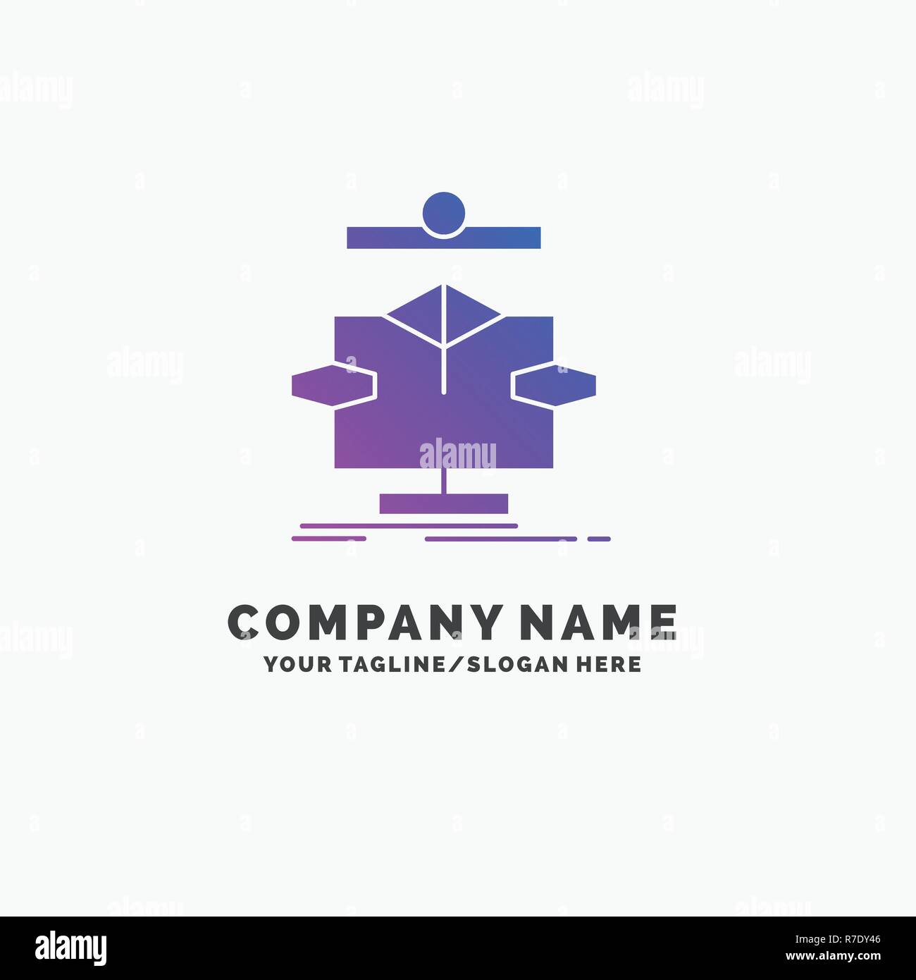 Abstract flowchart diagram computer program Stock Vector Images - Alamy