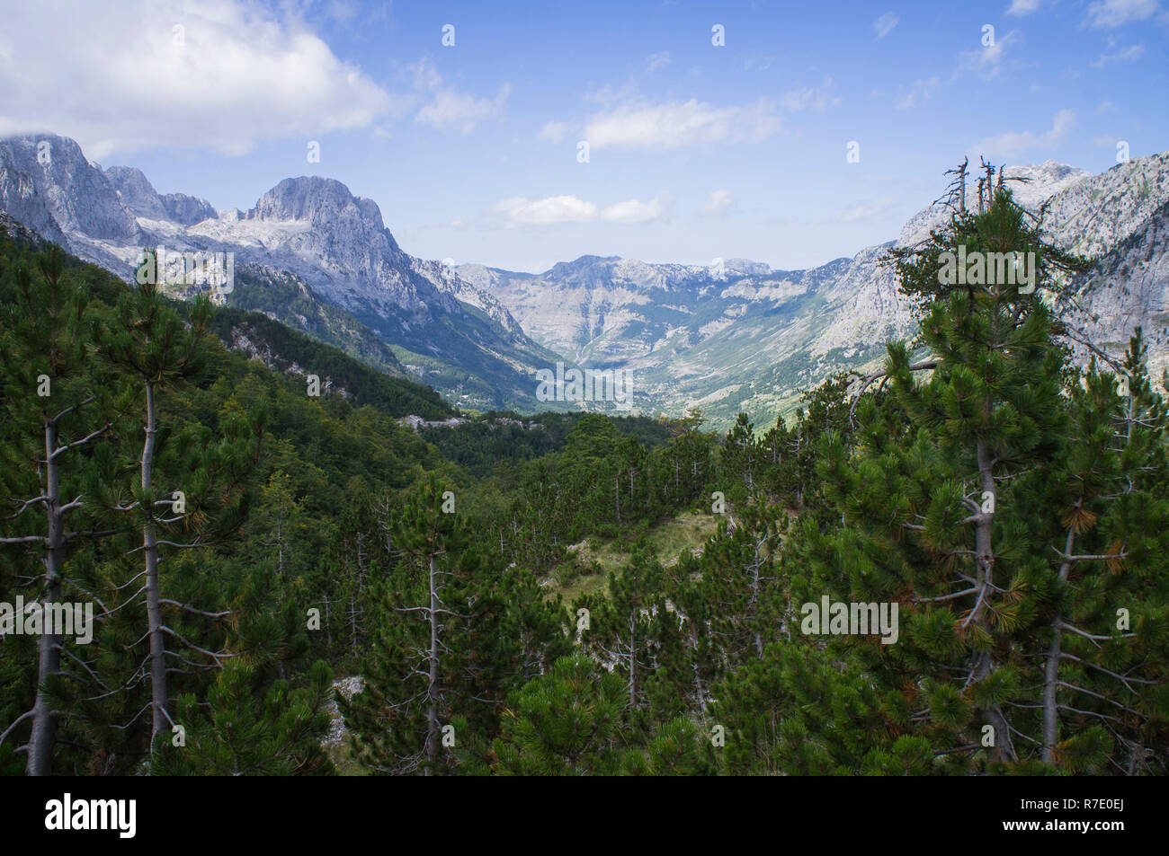 The Thethi National park in Northwest Albania neighbouring the NP ...