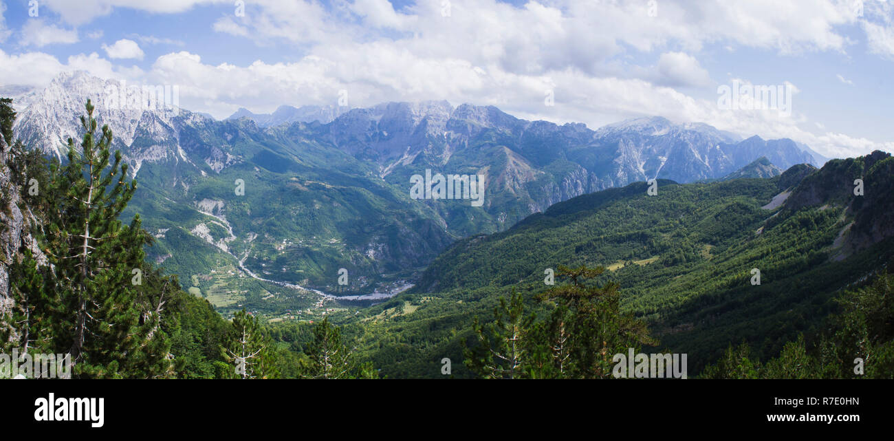 The Thethi National park in Northwest Albania neighbouring the NP ...