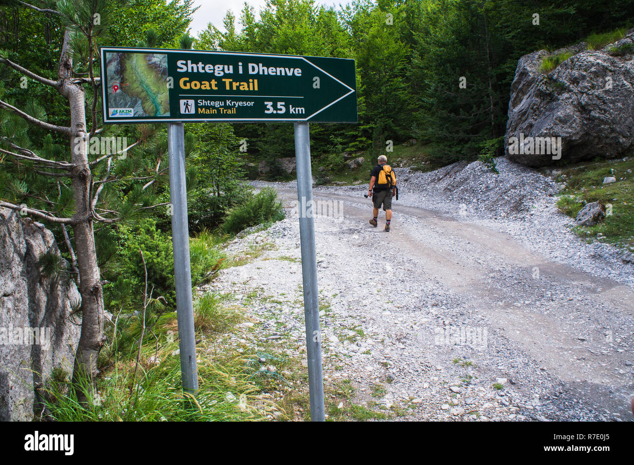 The Thethi National park in Northwest Albania neighbouring the NP ...