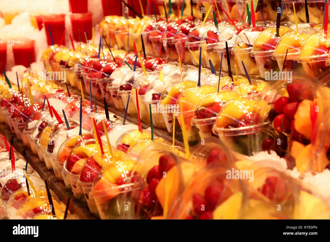 Fruit cups hi-res stock photography and images - Alamy