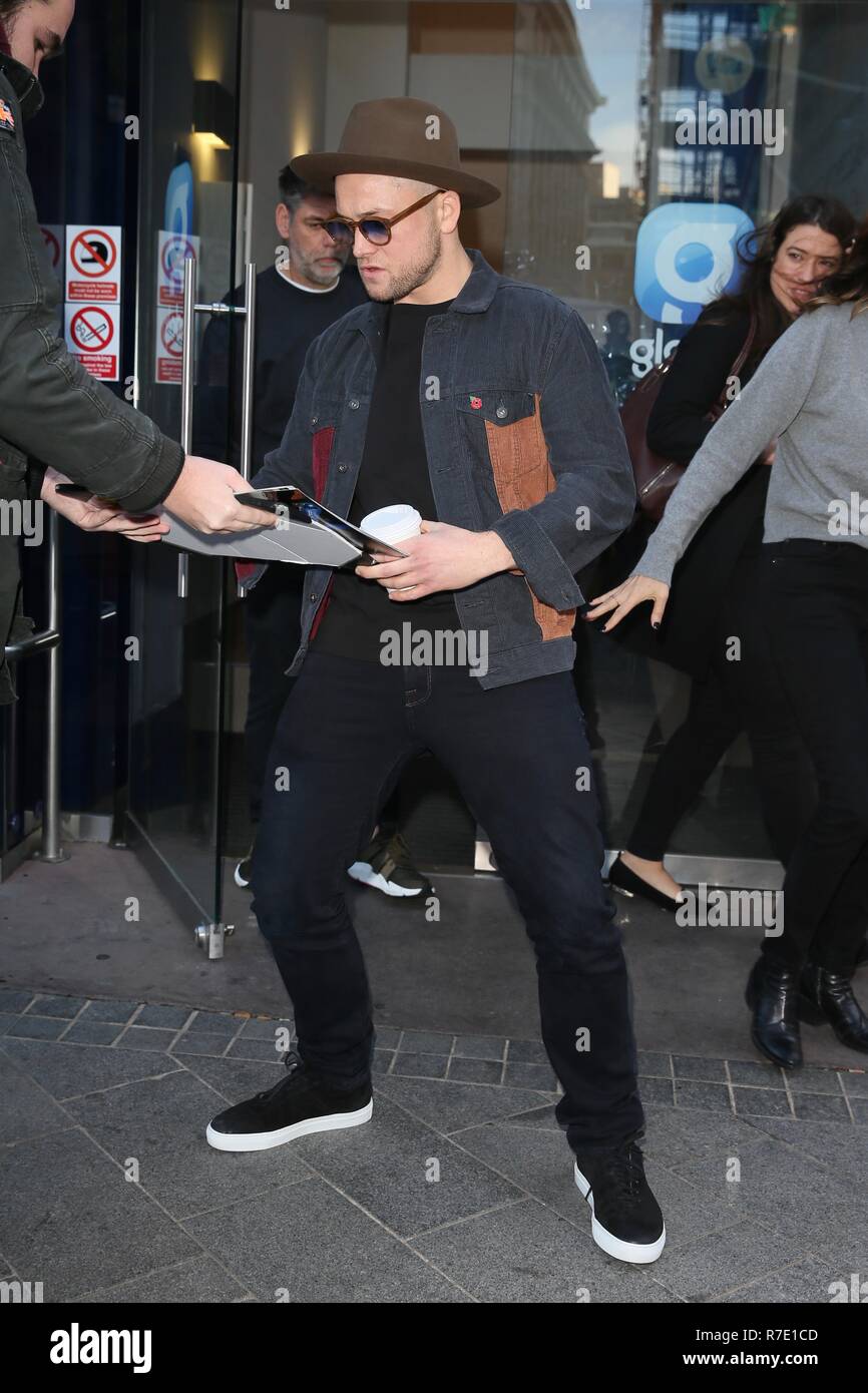 Taron Egerton seen at Global studios to promote his new movie Rocketman ...