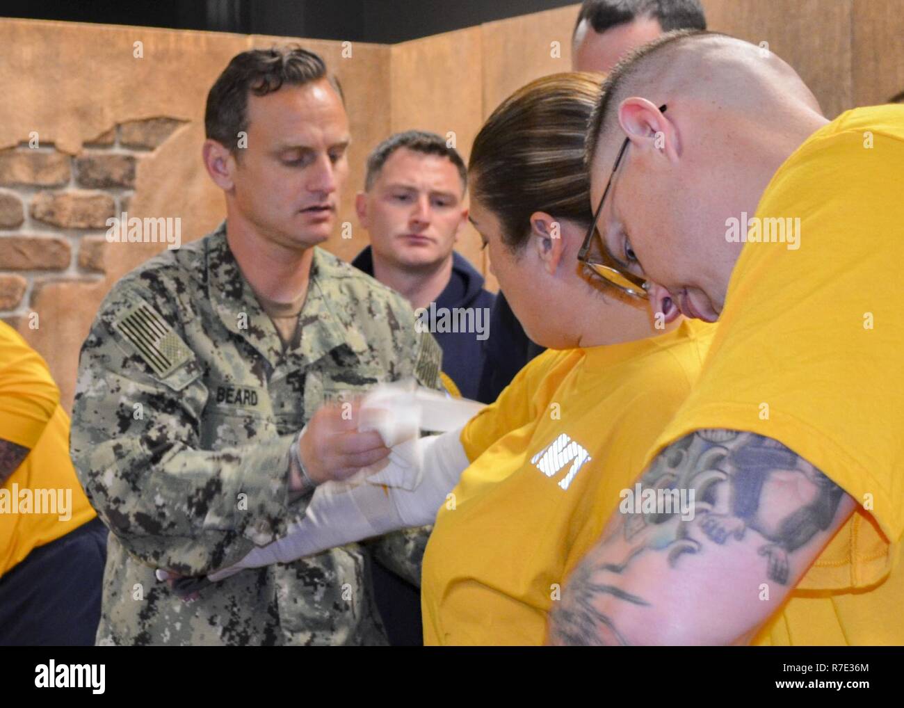 SAN DIEGO (April 10, 2017) – Hospital Corpsman 1st Class Joshua Beard ...
