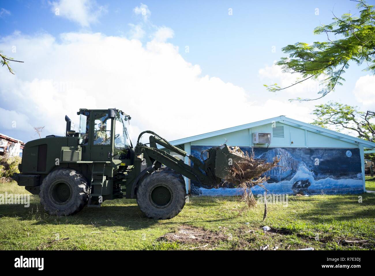 Guam Army National Guardsman Pfc. Johnsey Hagle, 1224th Engineer ...