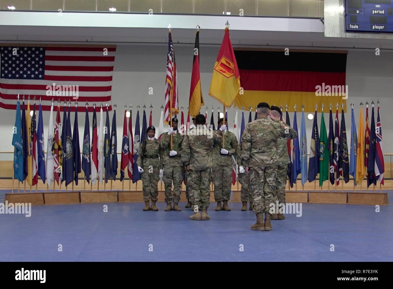 From left to right, U.S. Army Command Sgt. Maj. Samuel Zoker, Command ...
