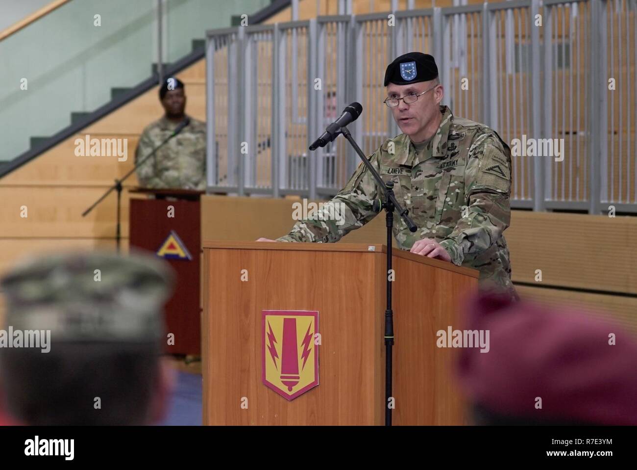 U.S. Army Brig. Gen. Christopher LaNeve, the commanding general of the ...