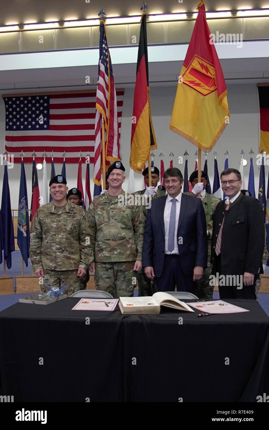 From left to right, U.S. Army Brig. Gen. Christopher LaNeve, the ...
