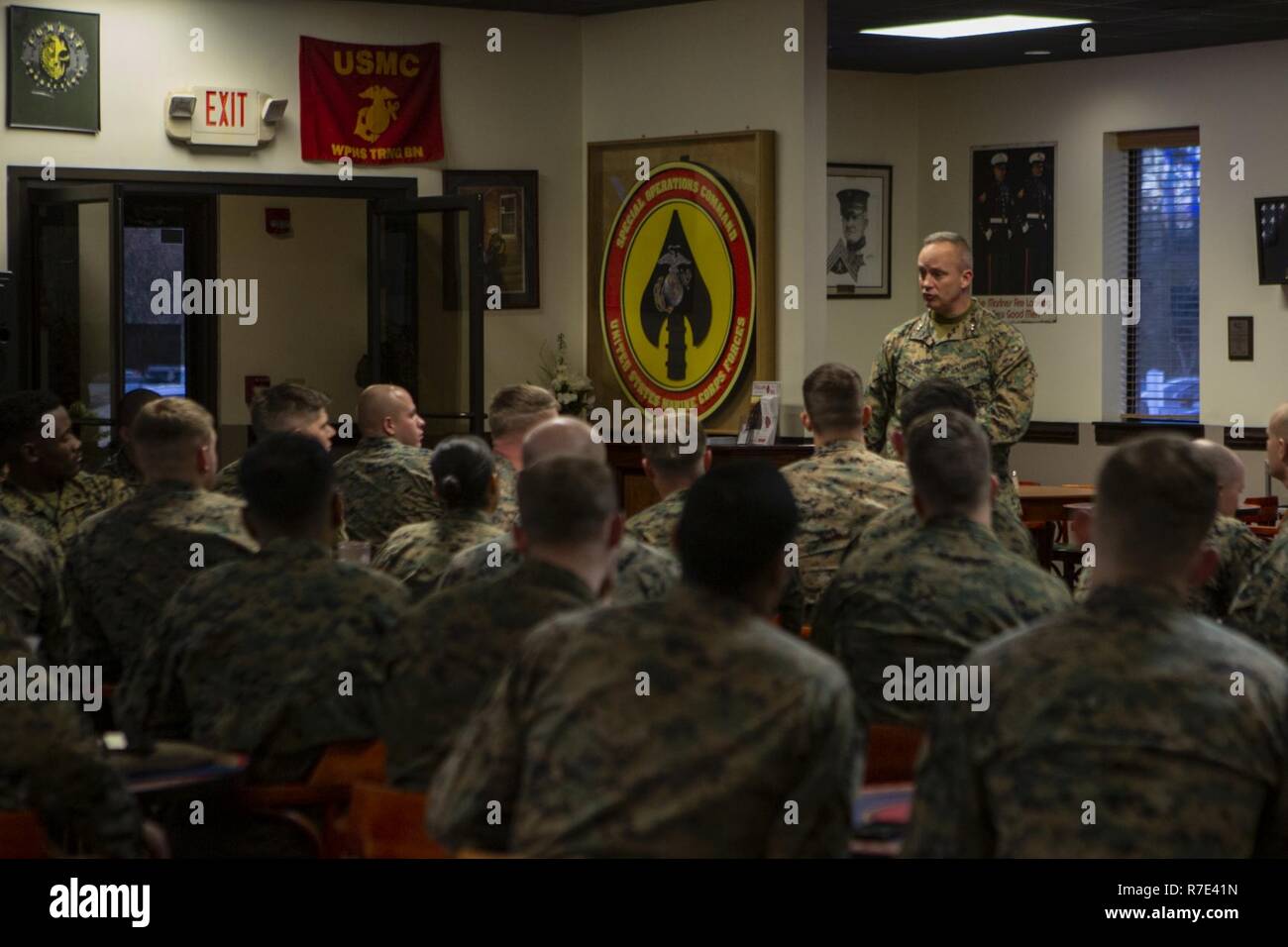 U.S. Marine Maj. Gen. David J. Furness, the commanding general of 2nd ...