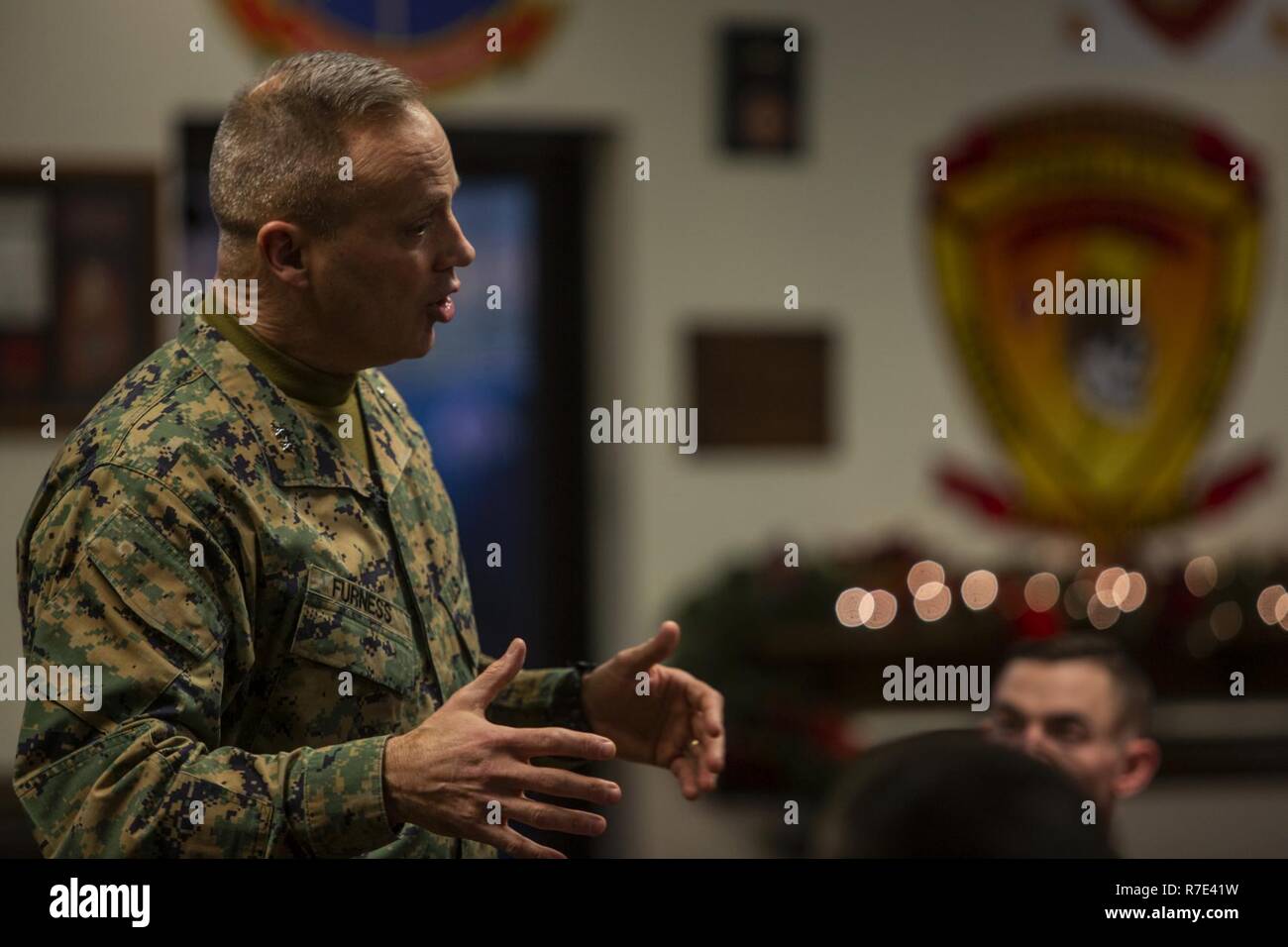 The Commanding General For 2nd Marine Division High Resolution Stock ...