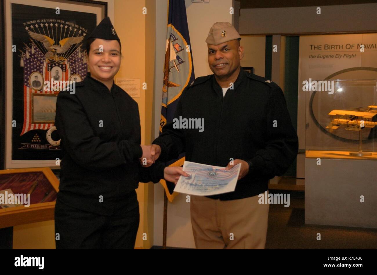 The Hampton Roads Naval Museum hosted a re-enlistment ceremony this ...