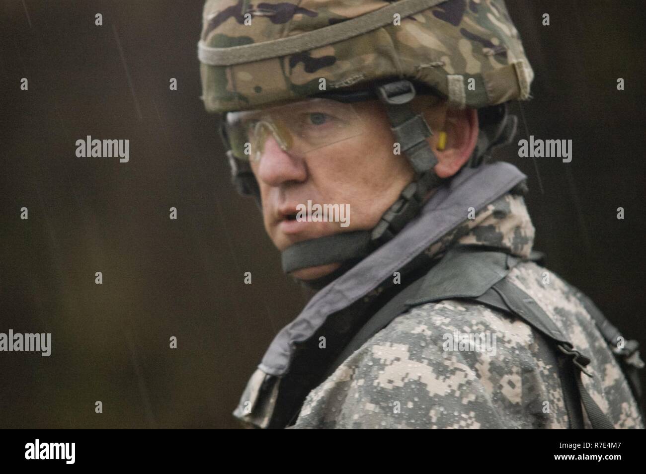 The 38th Infantry Division Command Staff qualified on .9mm pistols at ...