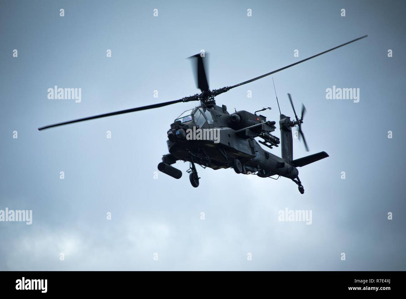 U.S. Army AH-64 Apache attack helicopter assigned to 2nd Squadron, 6th ...