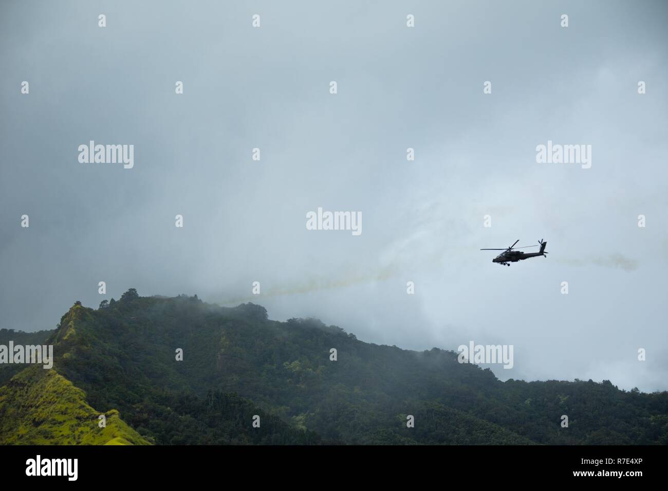 U.S. Army AH-64 Apache attack helicopter assigned to 2nd Squadron, 6th ...