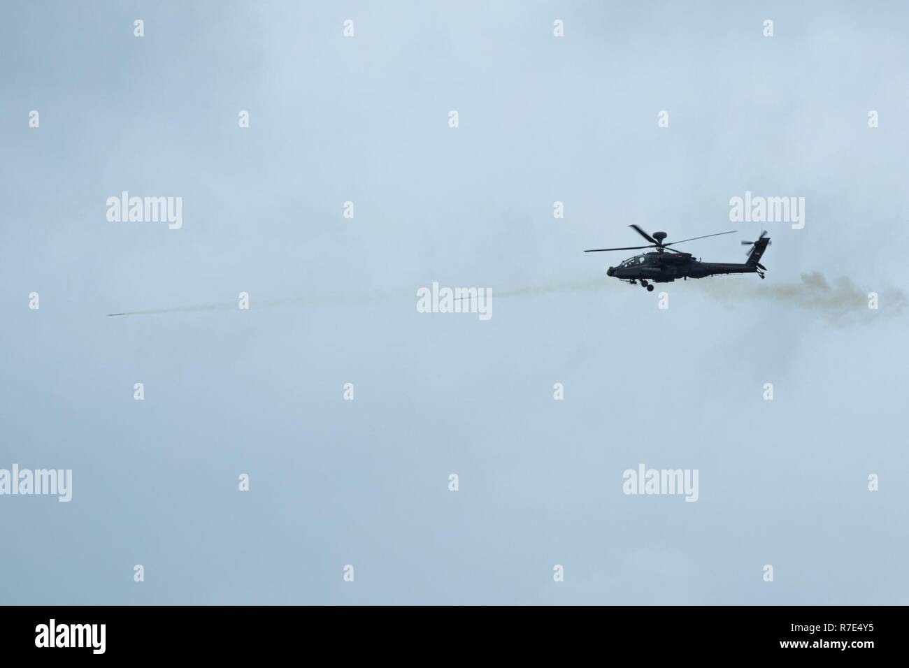 U.S. Army AH-64 Apache attack helicopter assigned to 2nd Squadron, 6th ...