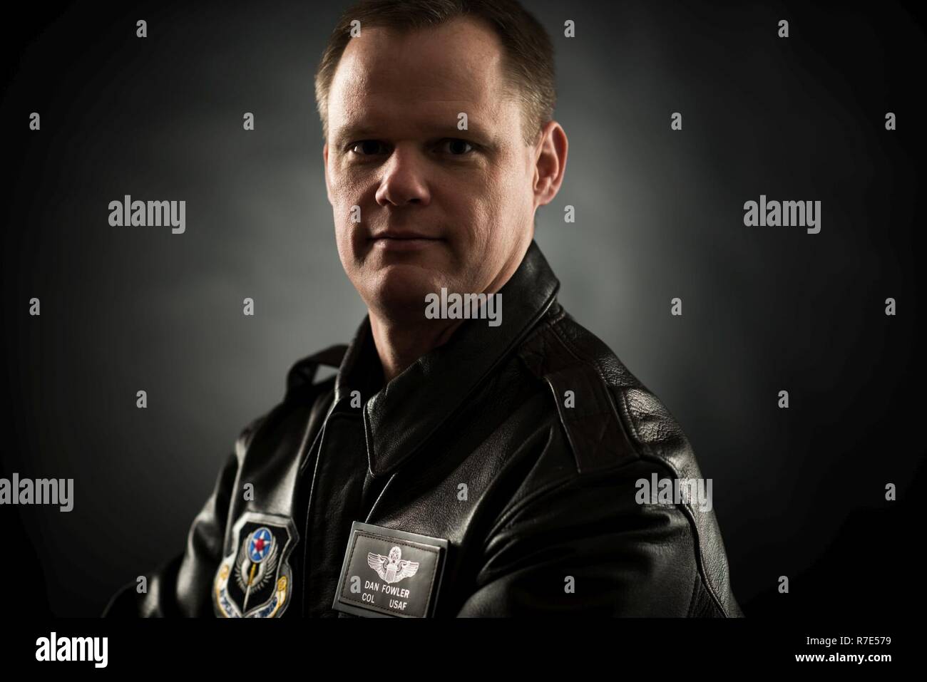 Col. Daniel R. Fowler poses for a portrait at Will Rogers Air National ...