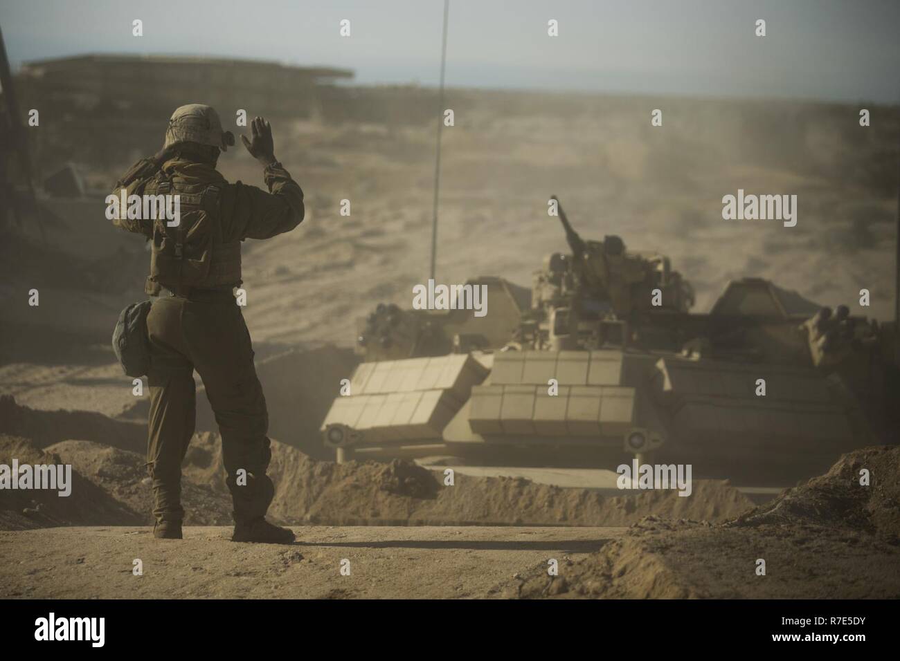 U.S. Marine Corps Sgt. Ricardo Pascal, an Assault Breacher Vehicle ...