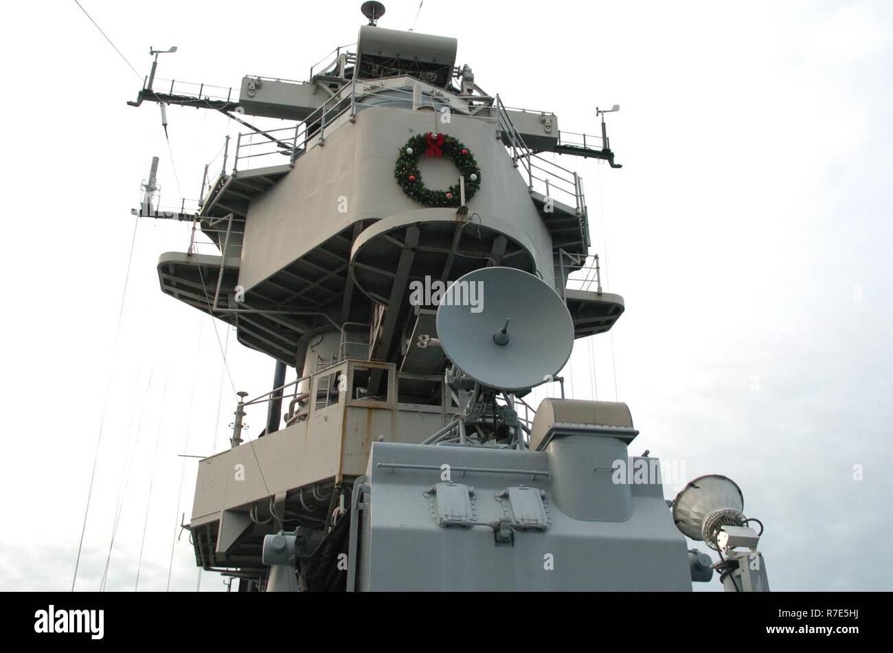 A close up-close look at an open Tomahawk cruise missile box launcher ...