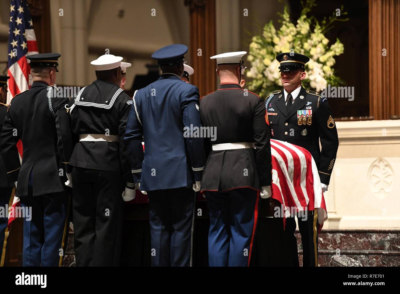 Army Honor Guard Funeral Ceremony