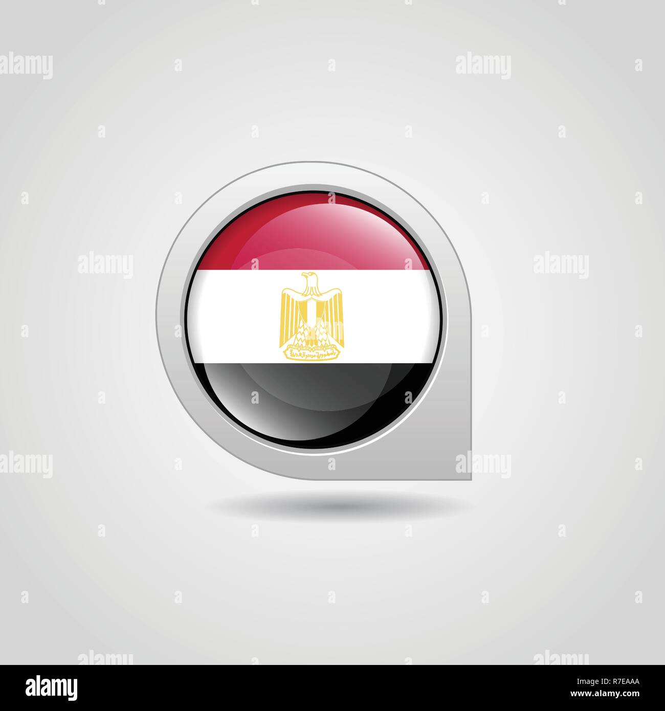 Egypt flag map Stock Vector Images - Alamy