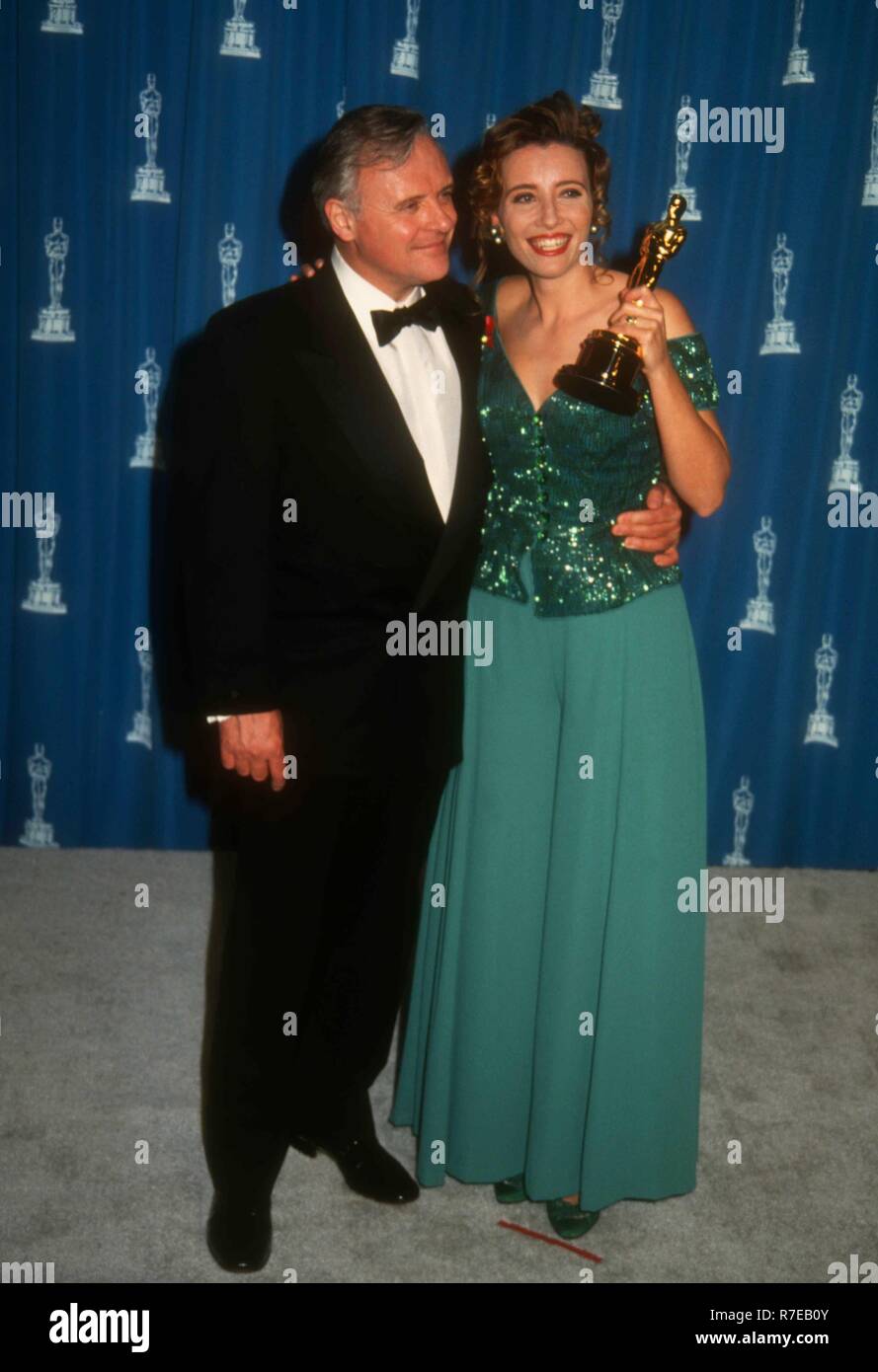 LOS ANGELES, CA - MARCH 29: Actor Anthony Hopkins and actress Emma ...