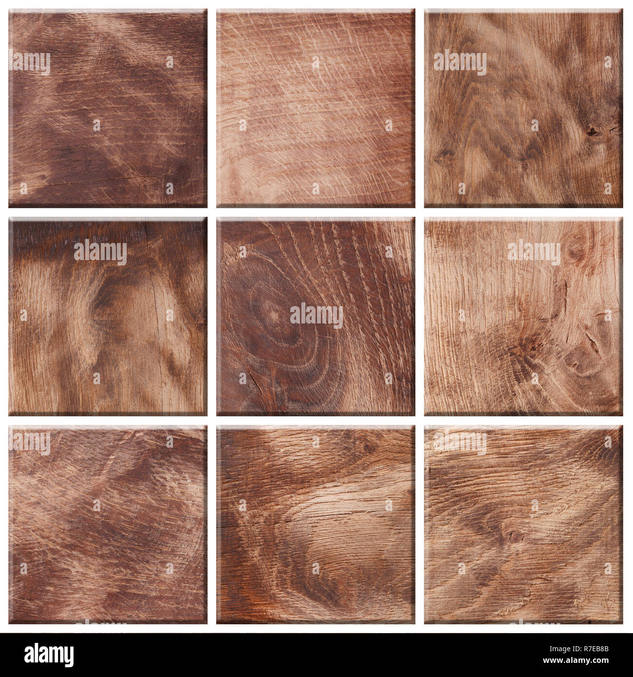 set of different wooden textures Stock Photo - Alamy