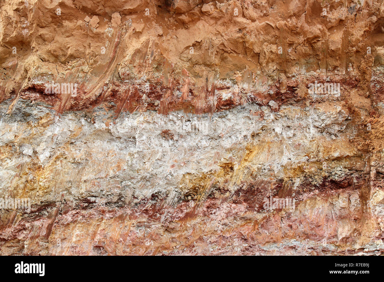 Underground layers of the earth. Beautiful background Stock Photo - Alamy