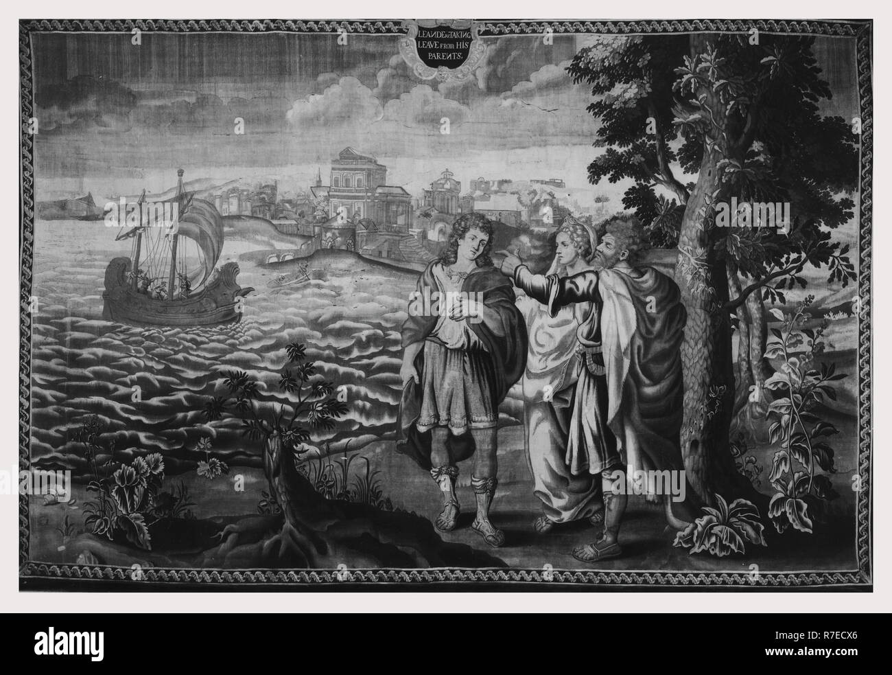 Leander leaving his parents Stock Photo - Alamy