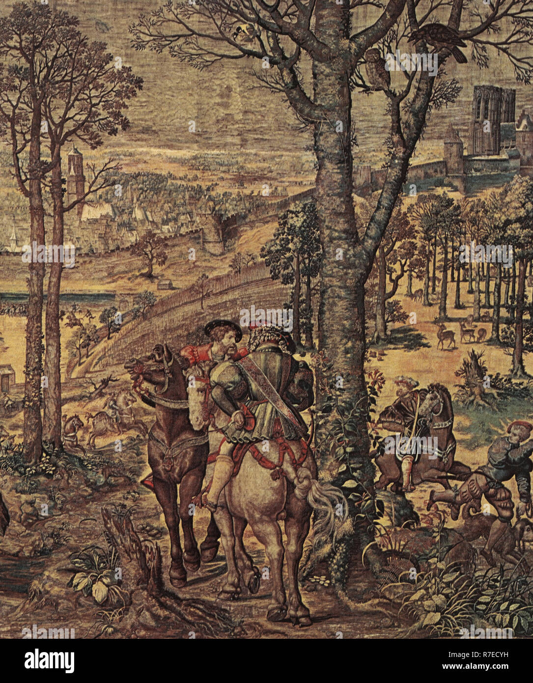 March/Aries, departure for det hunt Stock Photo - Alamy