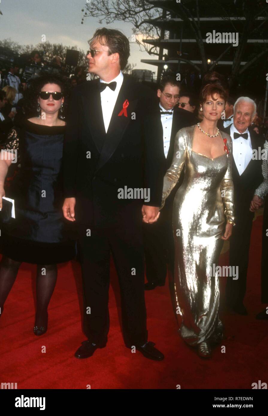 Los Angeles Ca March 29 Actor Tim Robbins And Actress Susan