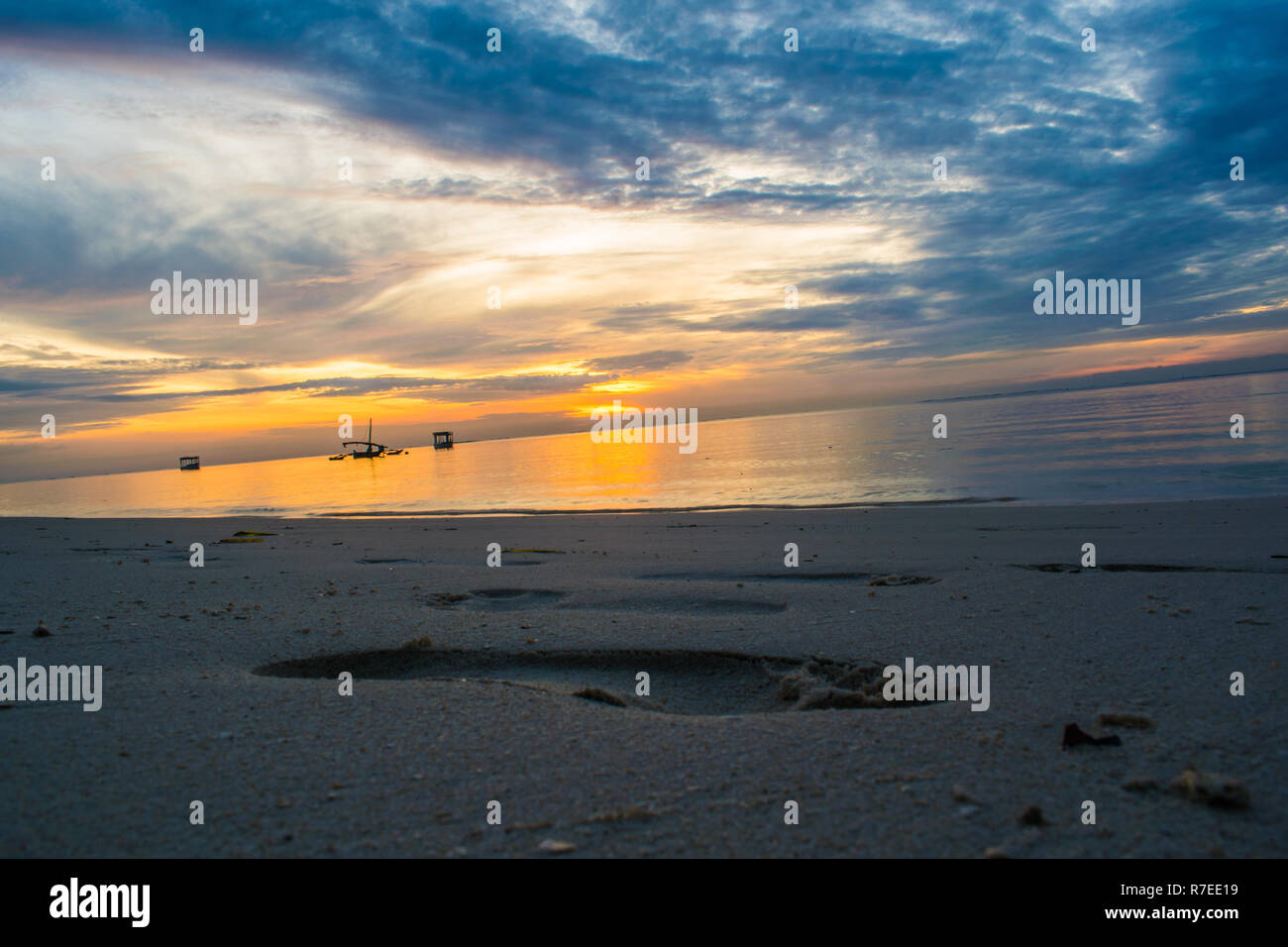 Beautiful sunrise at the Beach in Mombasa, Kenya Stock Photo - Alamy