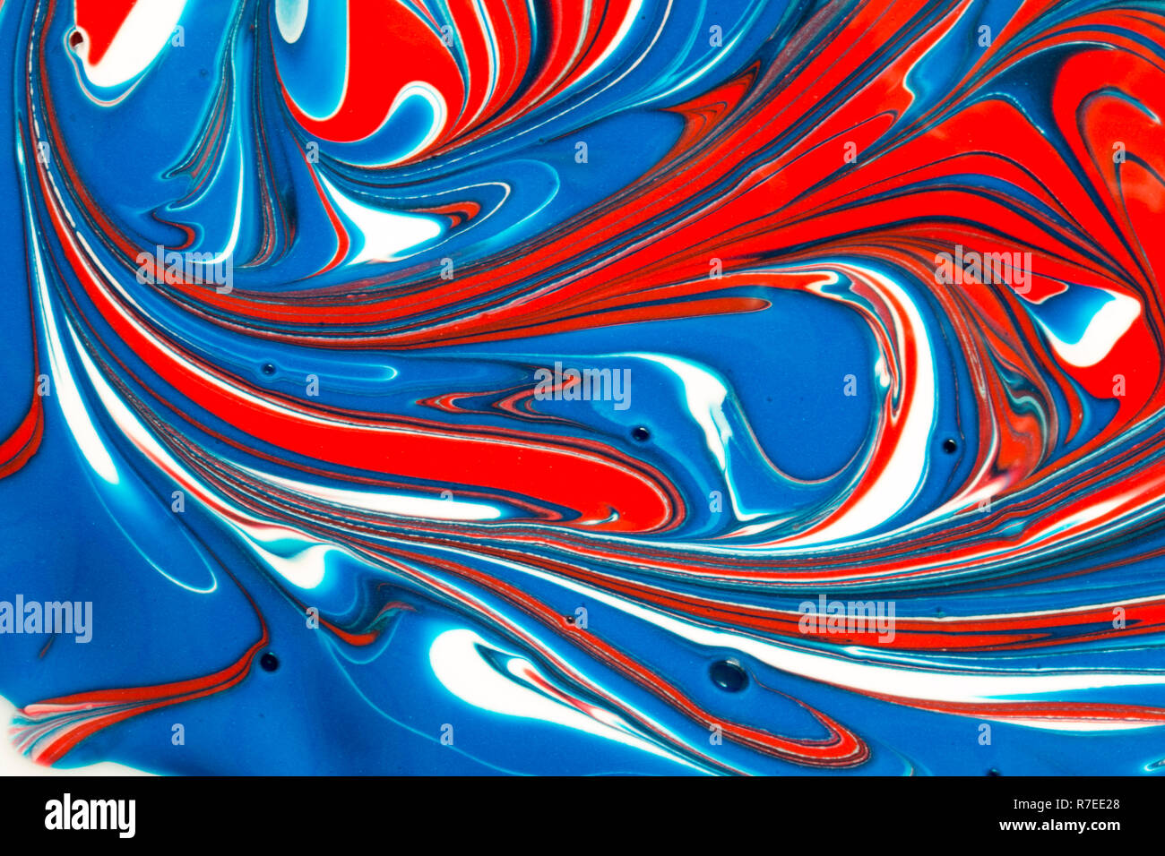 Abstract Red White And Blue Background